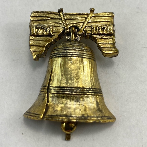 Jewelry | Vintage Liberty Bell Brooch | Poshmark